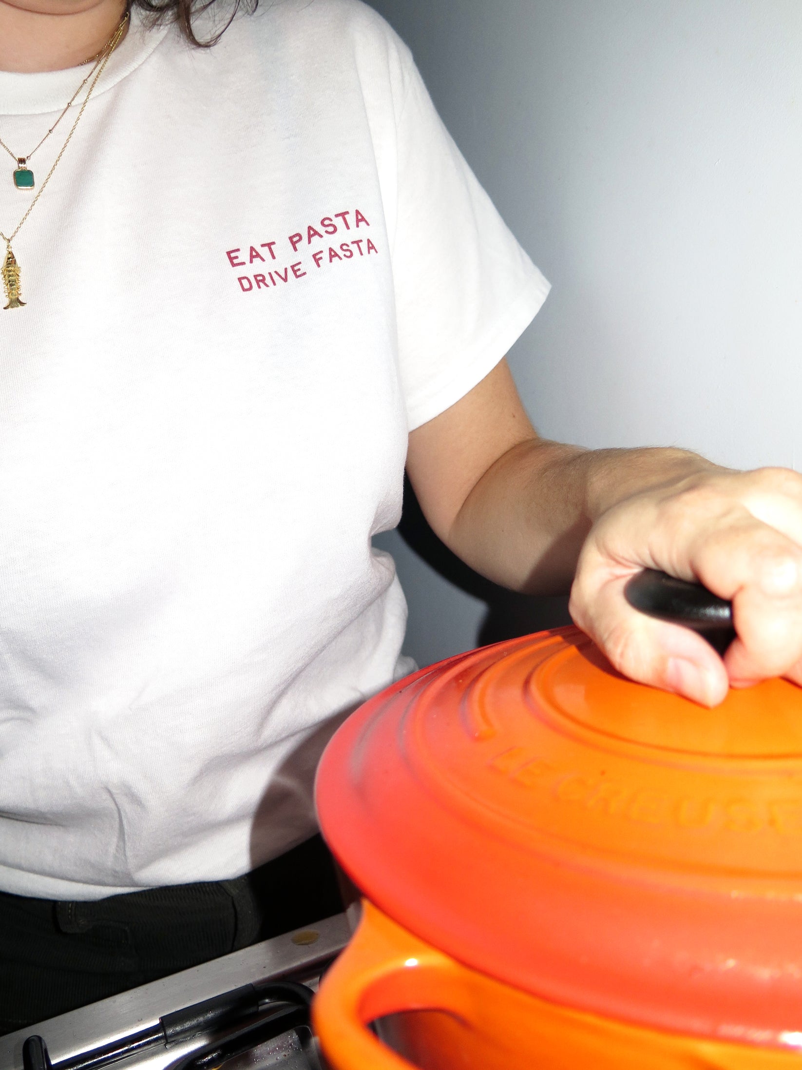 Eat Pasta, Drive Fasta – Italian Grand Prix T-shirt – Race Day Athletic